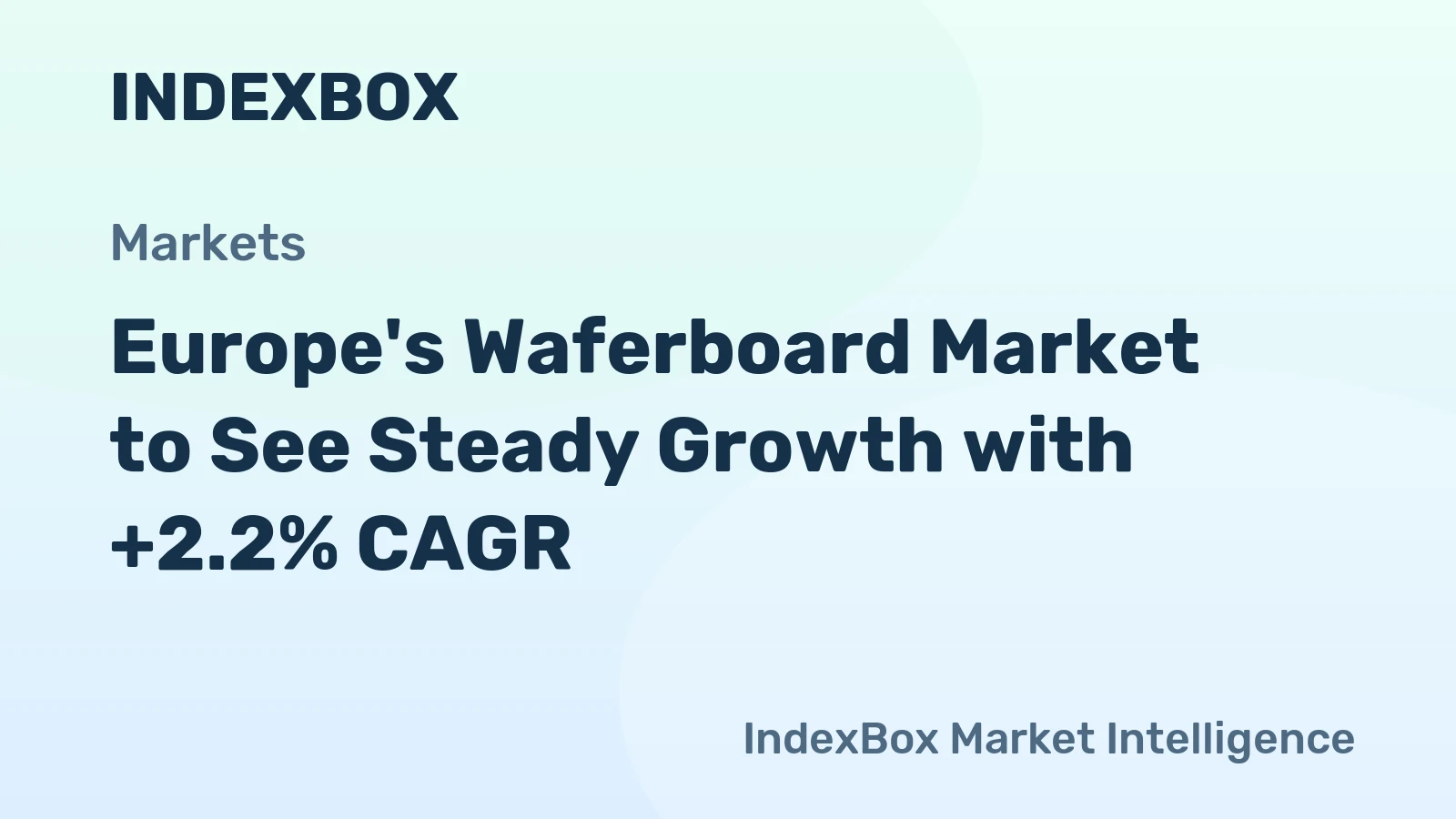 Europe's Waferboard Market to See Steady Growth with +2.2% CAGR