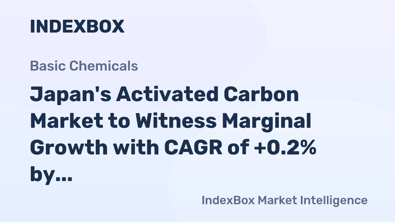 Japan's Activated Carbon Market to Witness Marginal Growth with CAGR of +0.2% by 2035