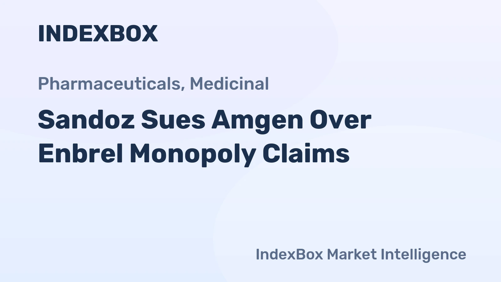 Sandoz Sues Amgen Over Enbrel Monopoly Claims