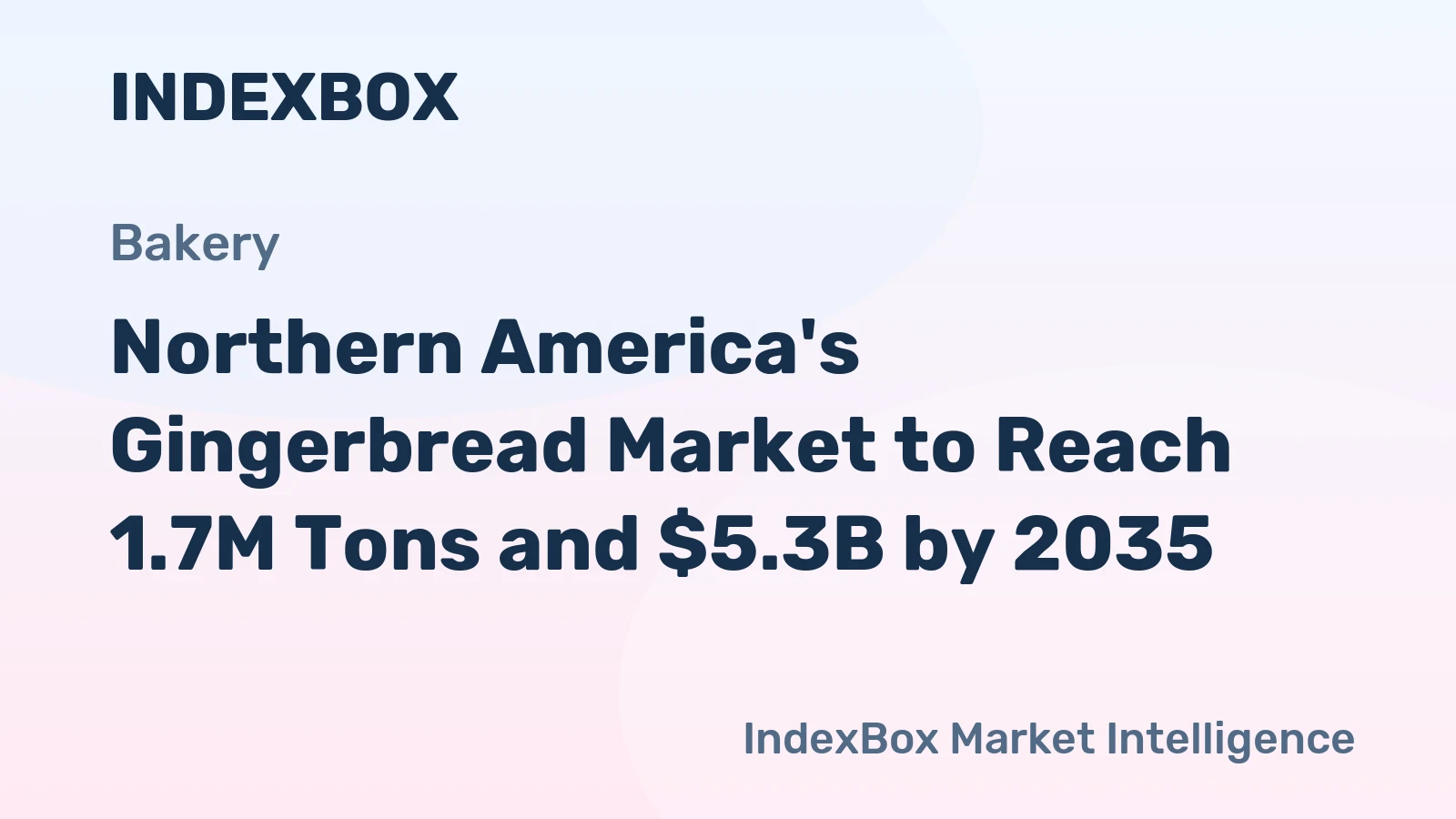 Northern America's Gingerbread Market to Reach 1.7M Tons and $5.3B by 2035