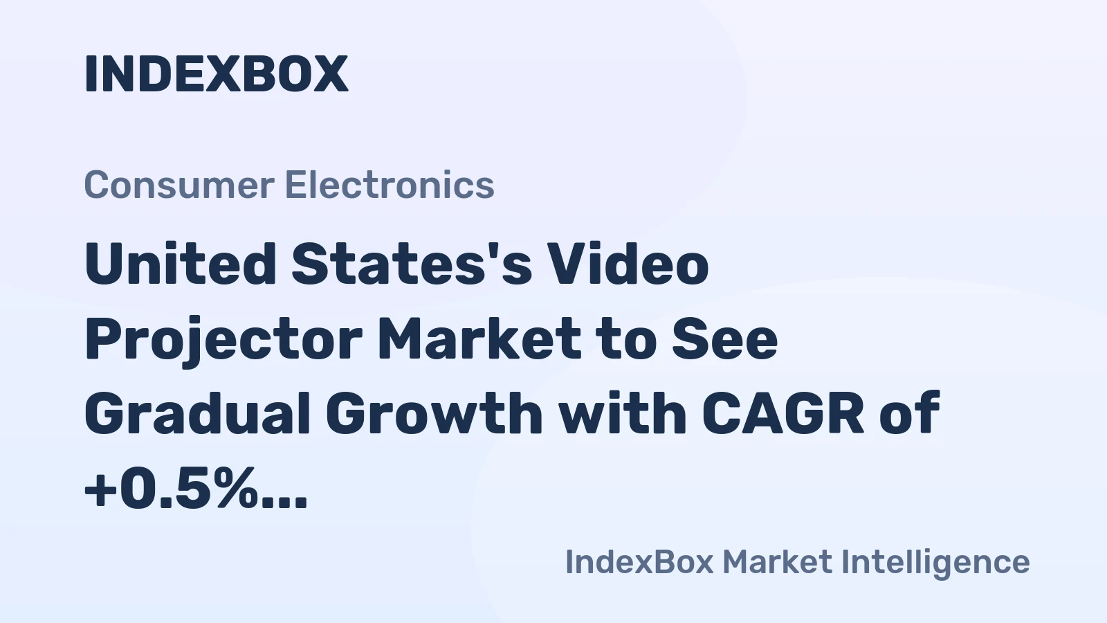 United States's Video Projector Market to See Gradual Growth with CAGR of +0.5%