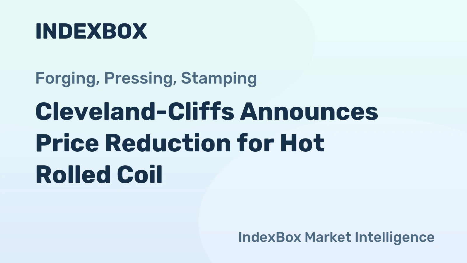 Cleveland-Cliffs Announces Price Reduction for Hot Rolled Coil