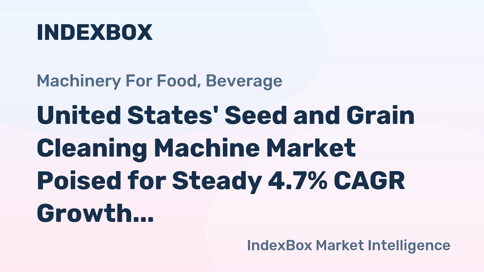 United States' Seed and Grain Cleaning Machine Market Poised for Steady 4.7% CAGR Growth Through 2035
