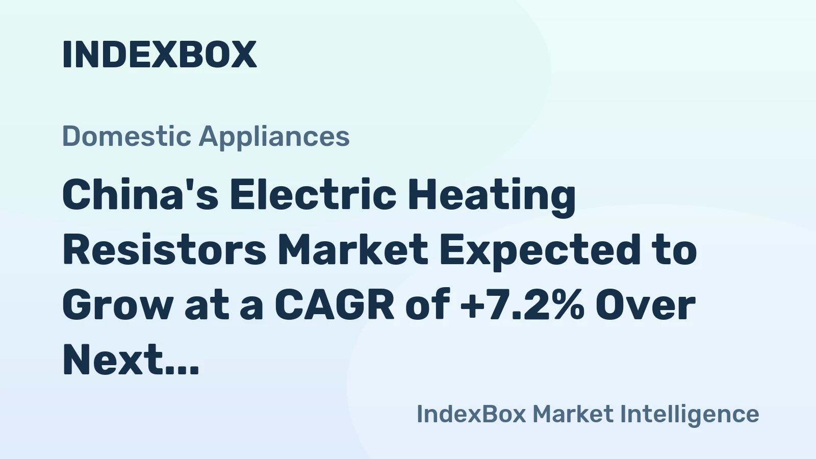 China's Electric Heating Resistors Market Expected to Grow at a CAGR of +7.2% Over Next Decade, Reaching 403M Units by 2035