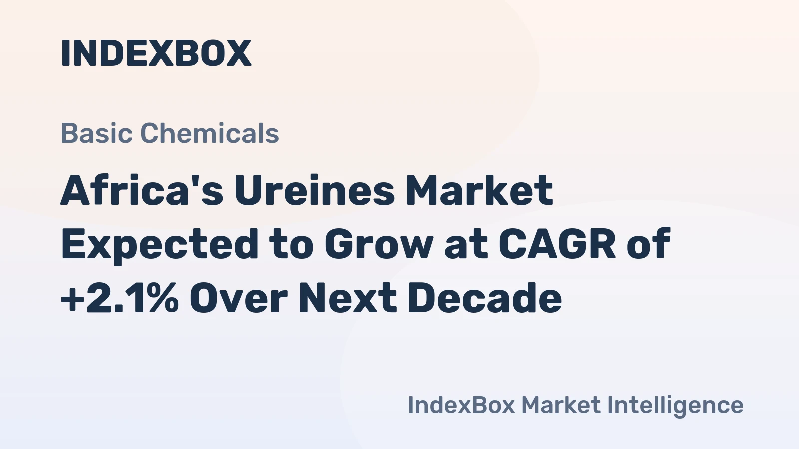 Africa's Ureines Market Expected to Grow at CAGR of +2.1% Over Next Decade