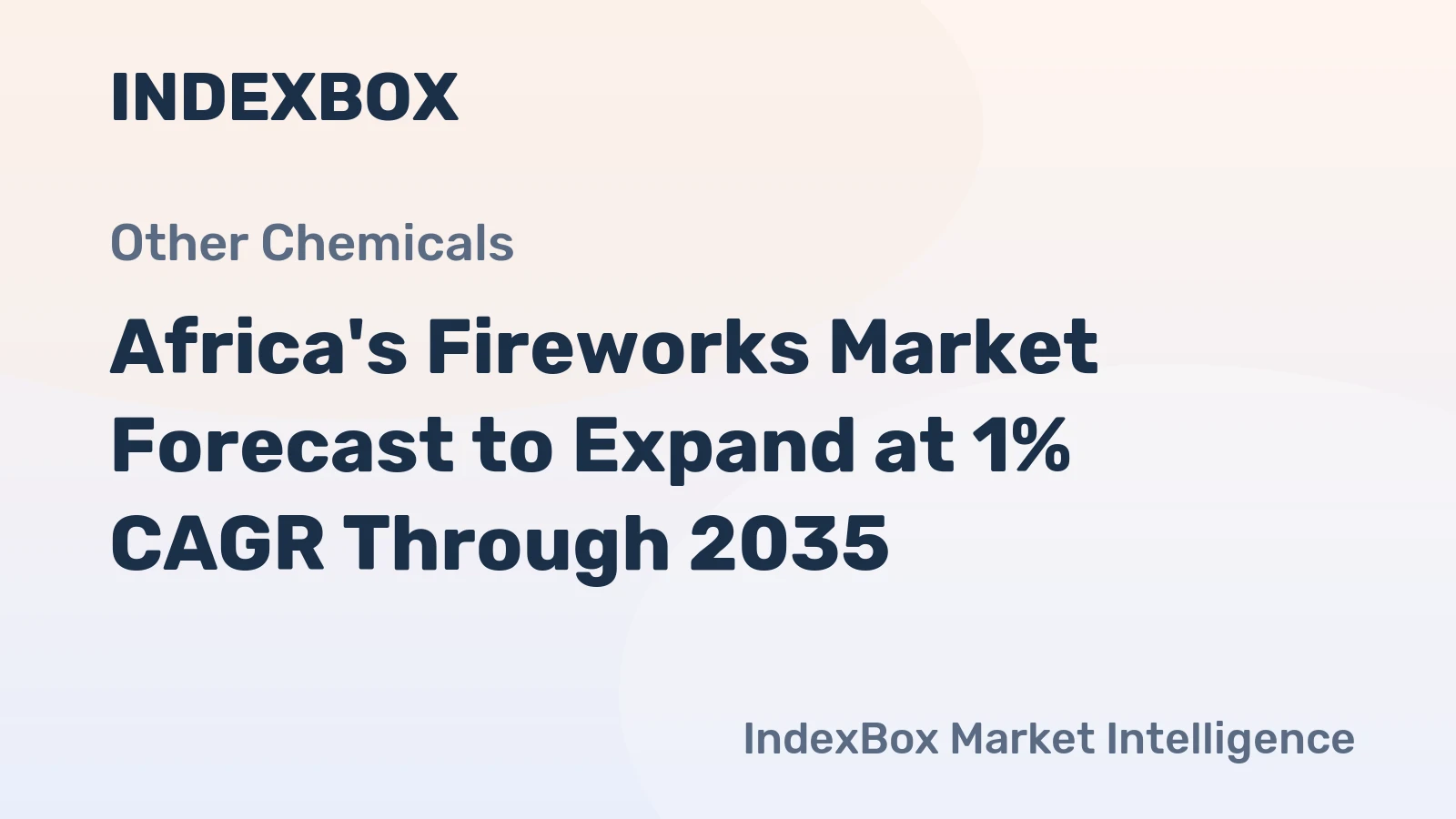 Africa's Fireworks Market Forecast to Expand at 1% CAGR Through 2035