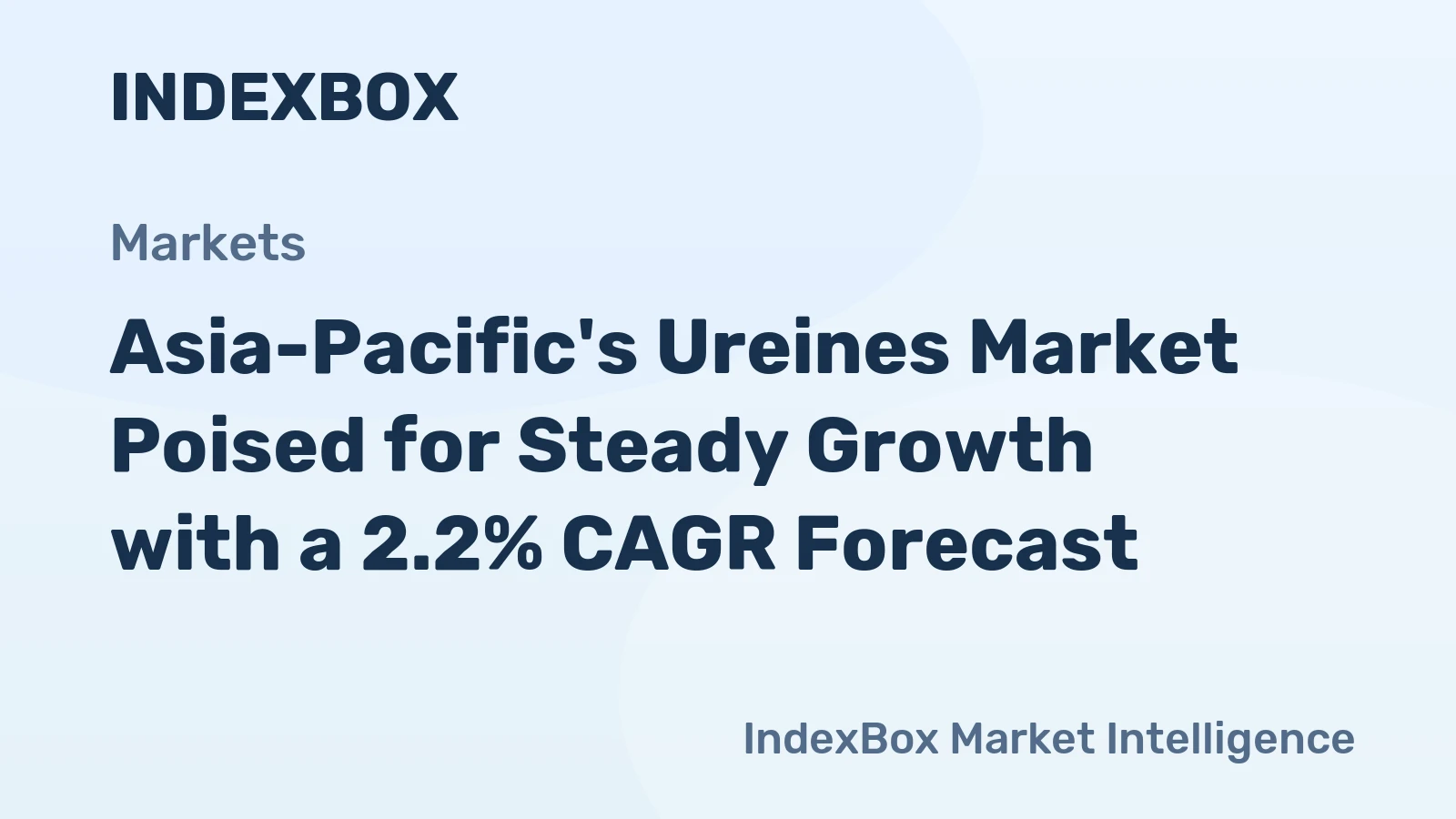 Asia-Pacific's Ureines Market Poised for Steady Growth with a 2.2% CAGR Forecast