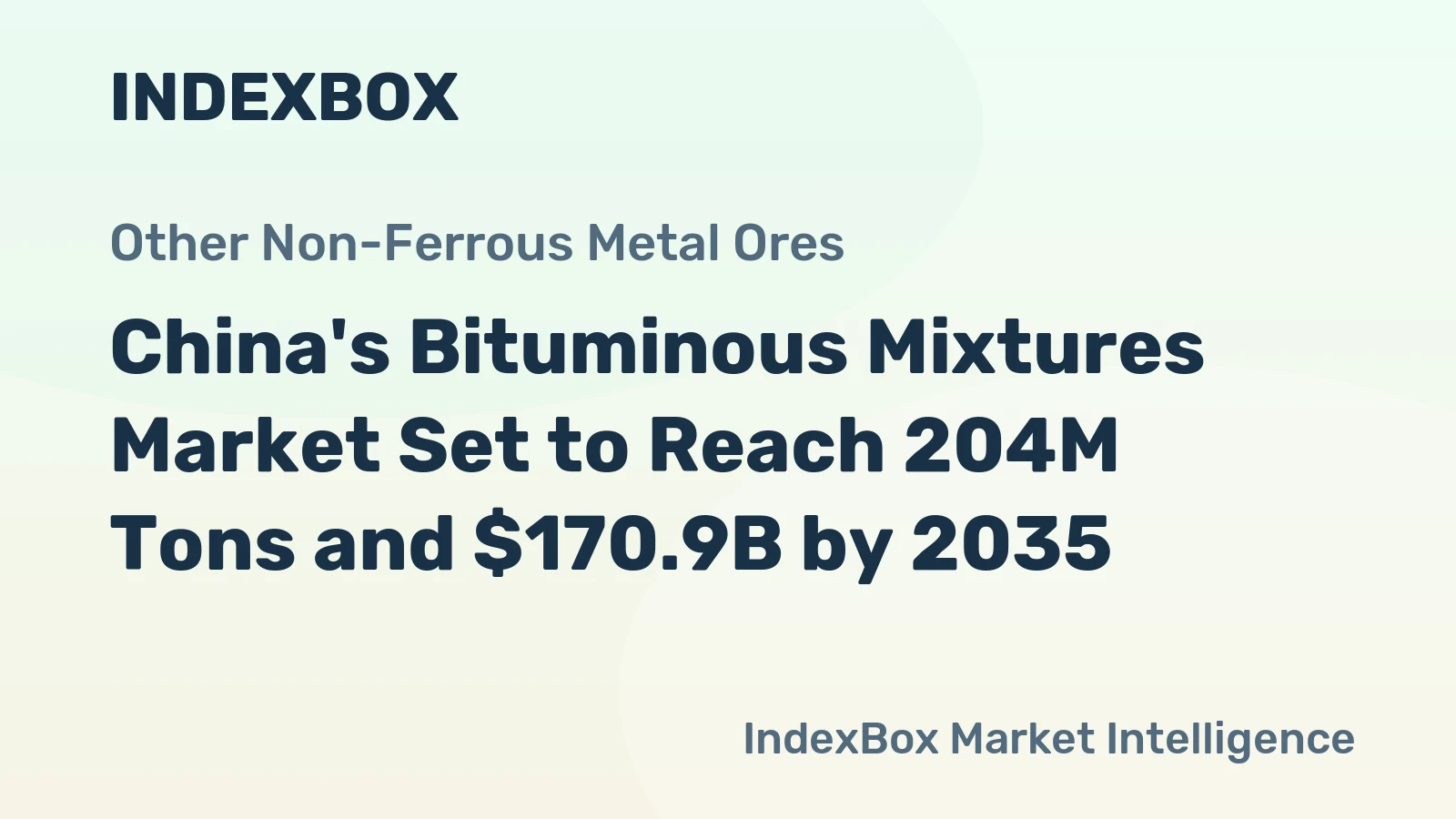 China's Bituminous Mixtures Market Set to Reach 204M Tons and $170.9B by 2035
