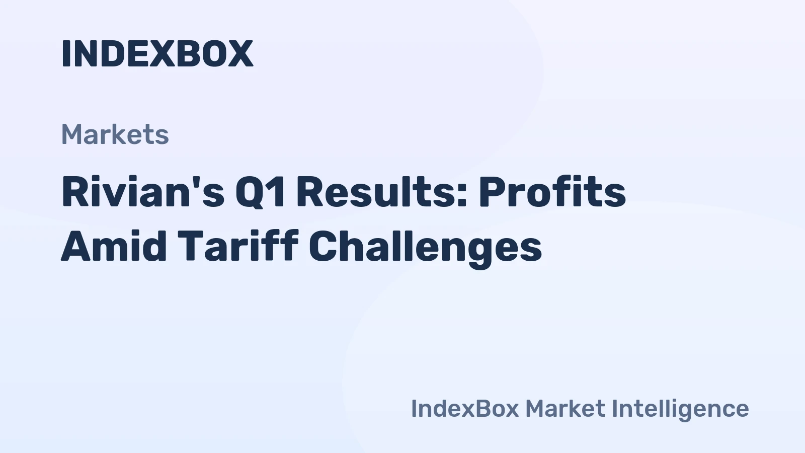 Rivian's Q1 Results: Profits Amid Tariff Challenges