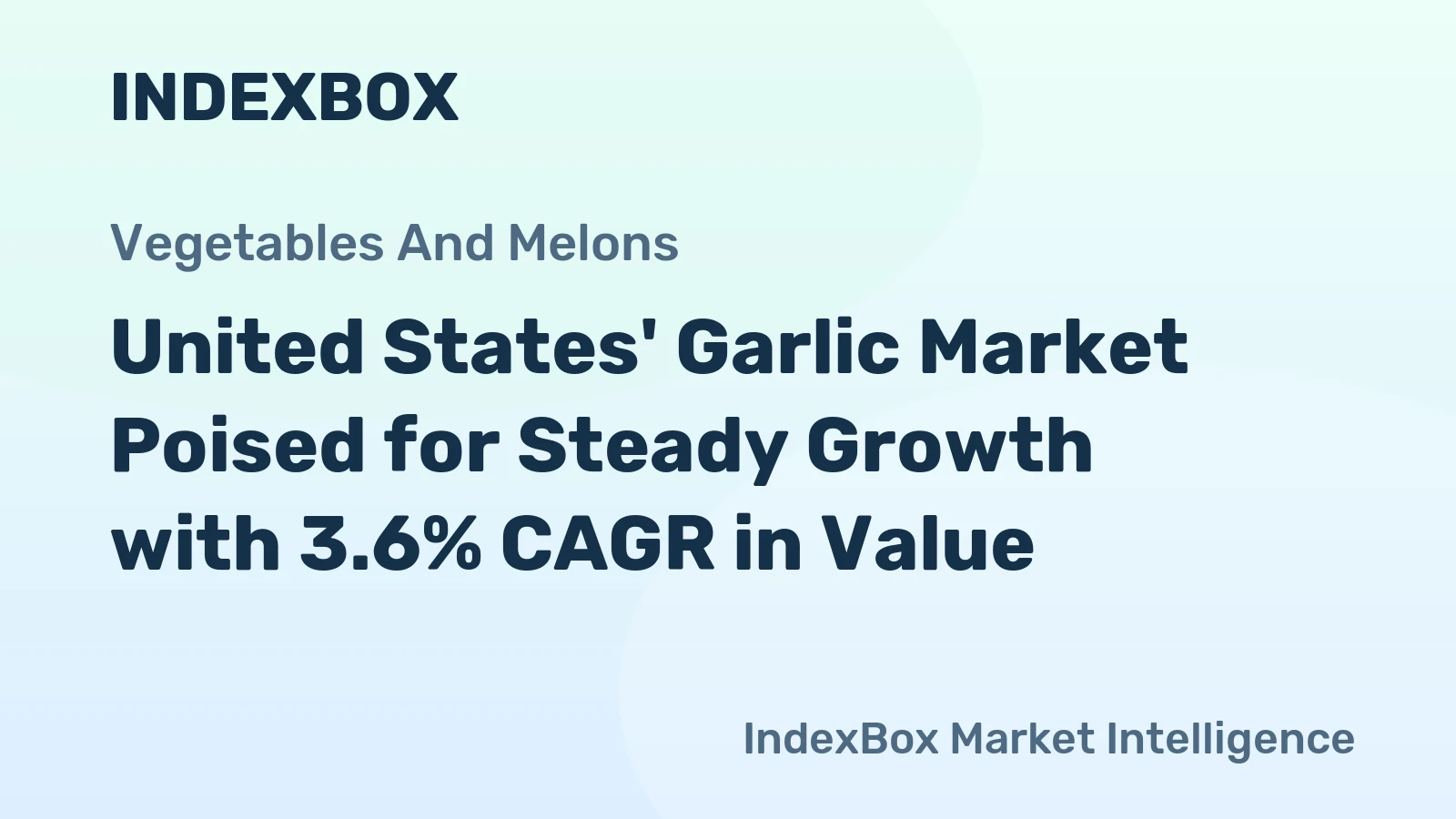 United States' Garlic Market Poised for Steady Growth with 3.6% CAGR in Value