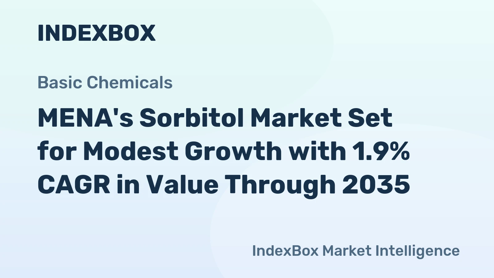 MENA's Sorbitol Market Set for Modest Growth with 1.9% CAGR in Value Through 2035