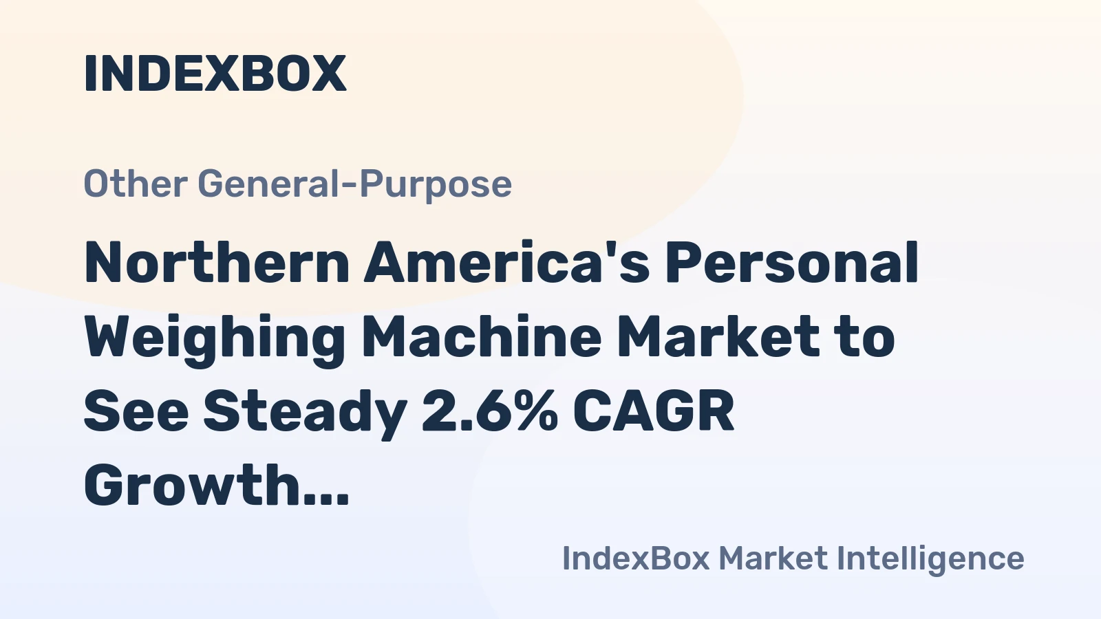 Northern America's Personal Weighing Machine Market to See Steady 2.6% CAGR Growth Through 2035
