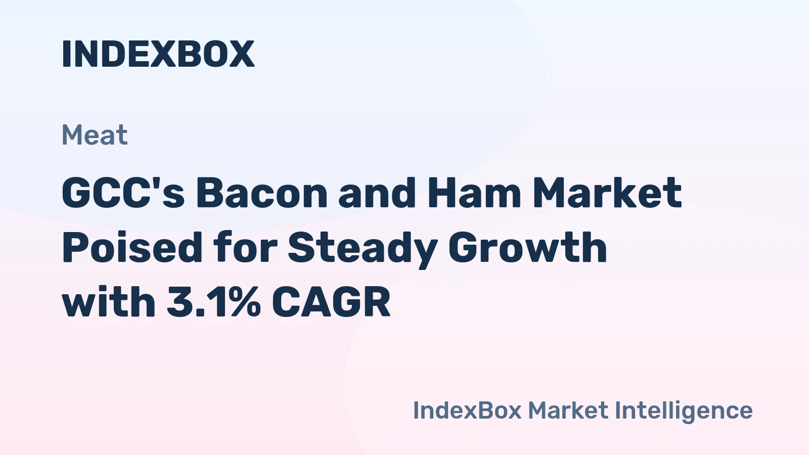 GCC's Bacon and Ham Market Poised for Steady Growth with 3.1% CAGR