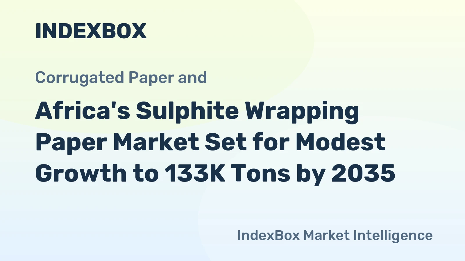 Africa's Sulphite Wrapping Paper Market Set for Modest Growth to 133K Tons by 2035