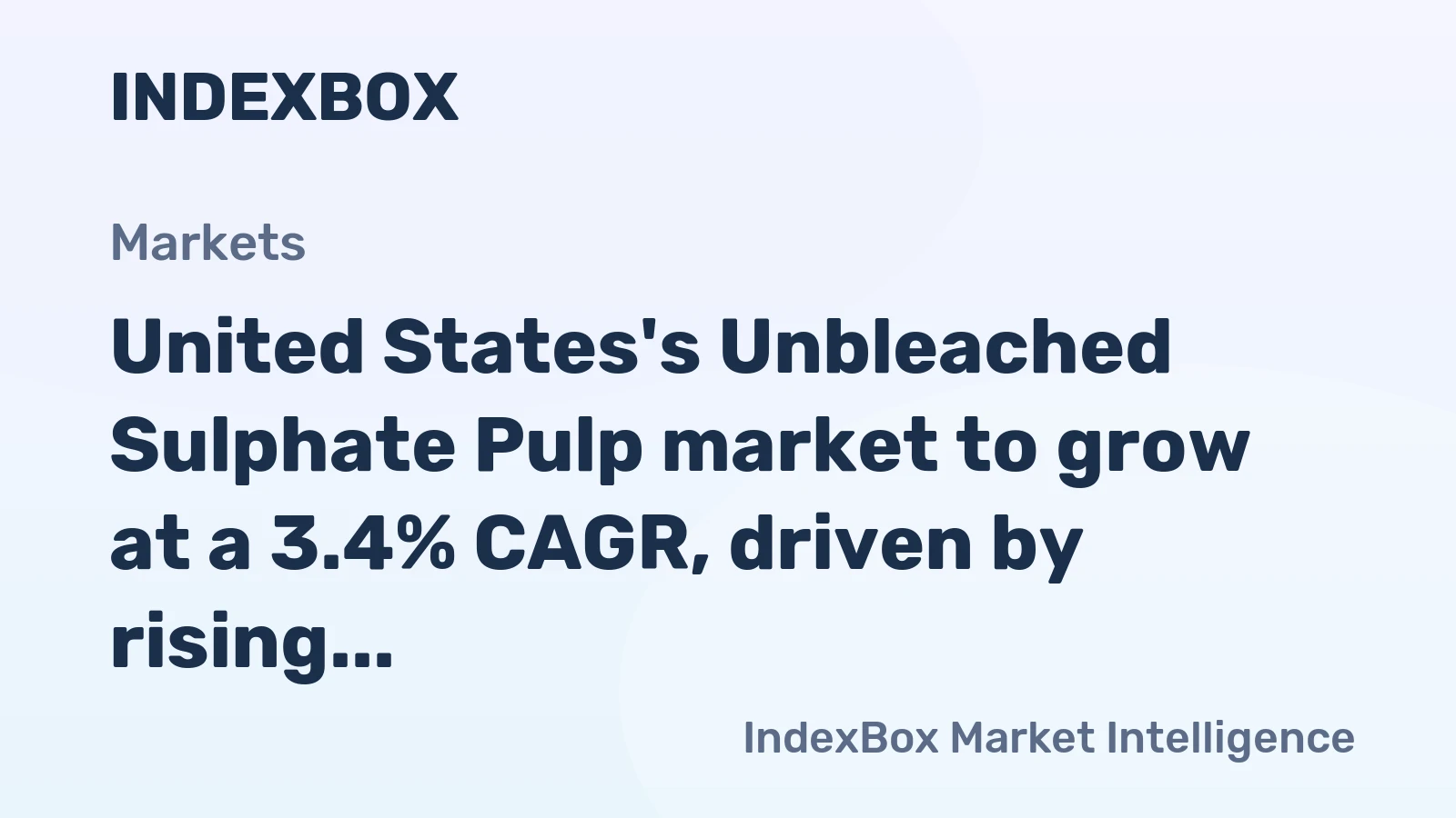 United States's Unbleached Sulphate Pulp market to grow at a 3.4% CAGR, driven by rising domestic demand, reaching 34M tons by 2035.