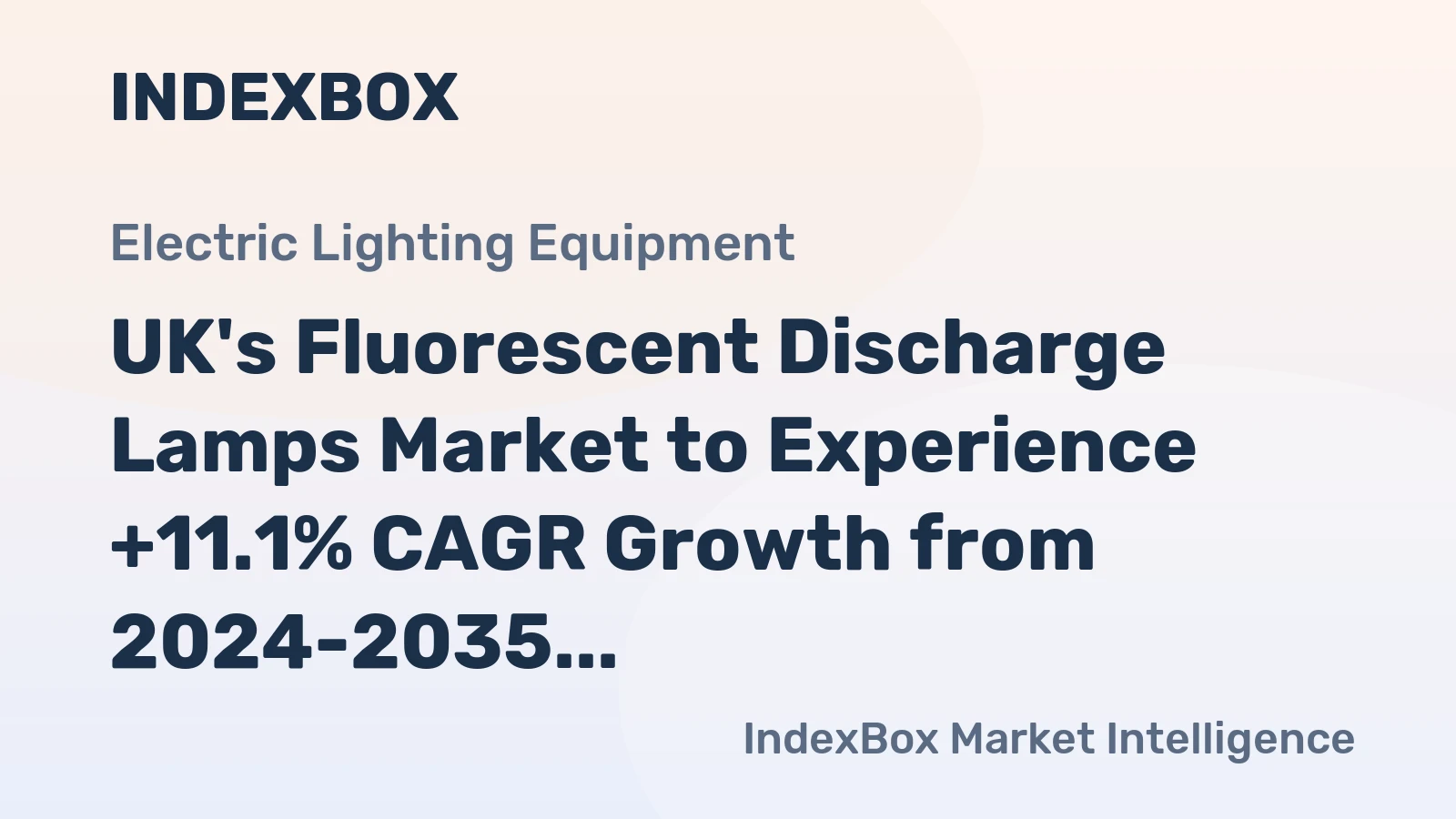 UK's Fluorescent Discharge Lamps Market to Experience +11.1% CAGR Growth from 2024-2035