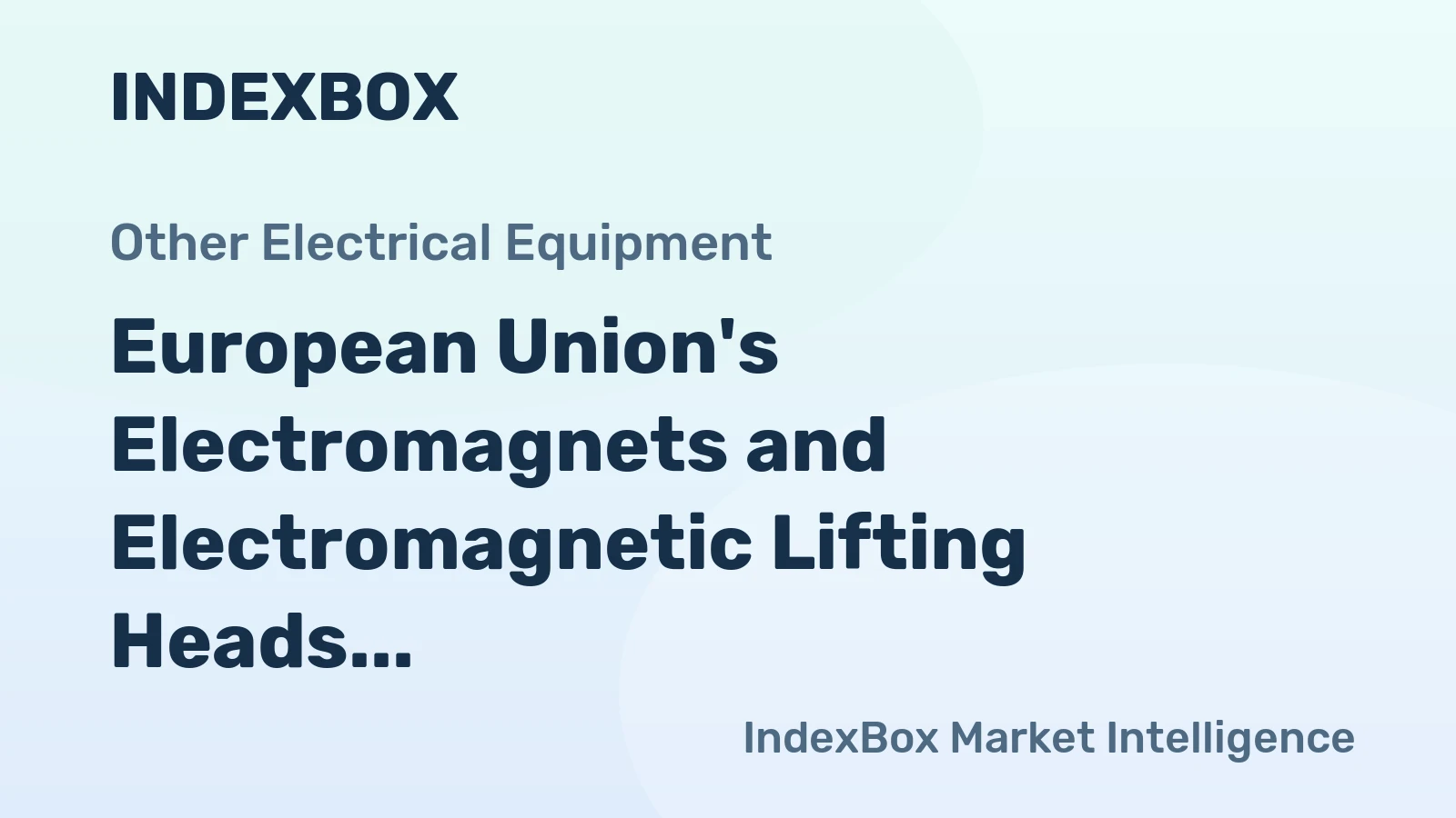 European Union's Electromagnets and Electromagnetic Lifting Heads Market to Reach 114K Tons and $3.9B by 2035