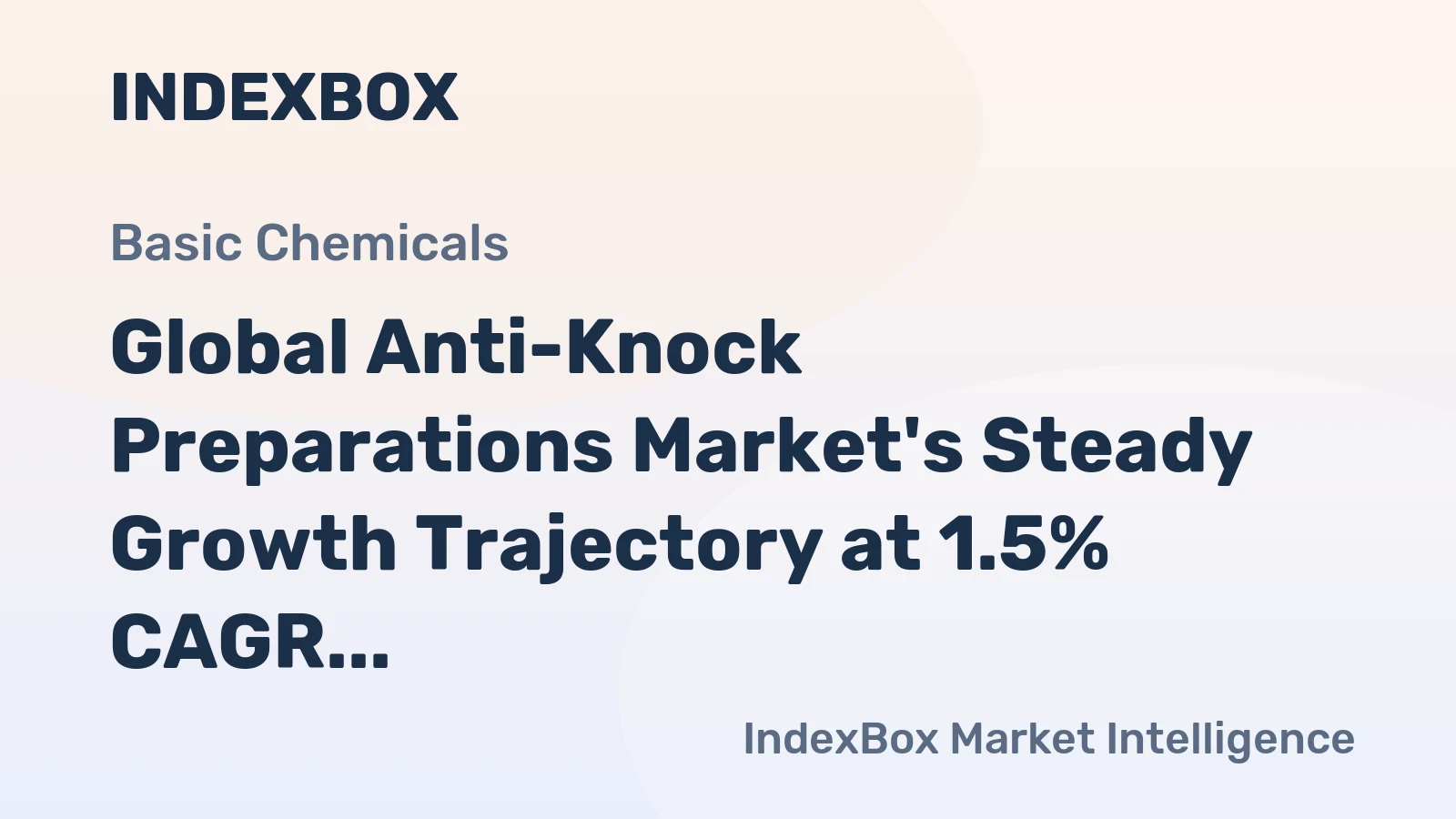 Global Anti-Knock Preparations Market's Steady Growth Trajectory at 1.5% CAGR Through 2035