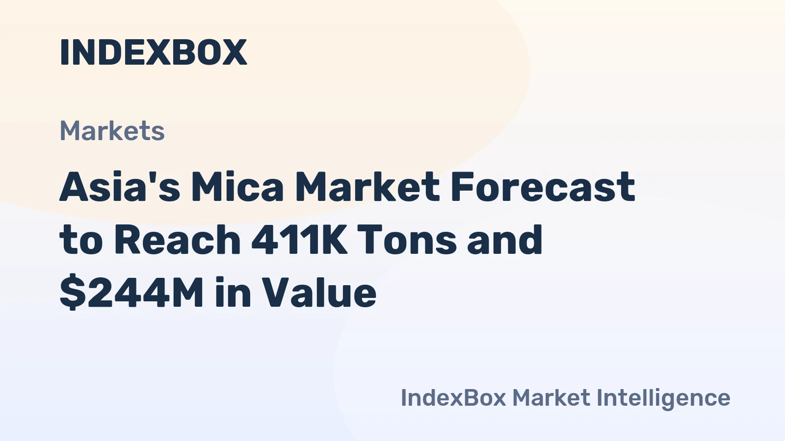 Asia's Mica Market Forecast to Reach 411K Tons and $244M in Value