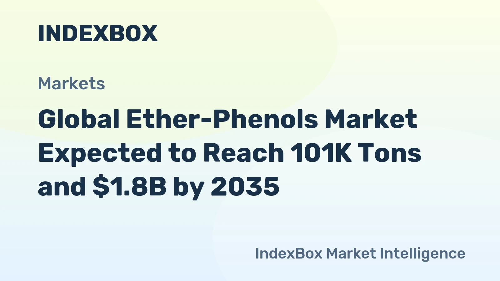 Global Ether-Phenols Market Expected to Reach 101K Tons and $1.8B by 2035