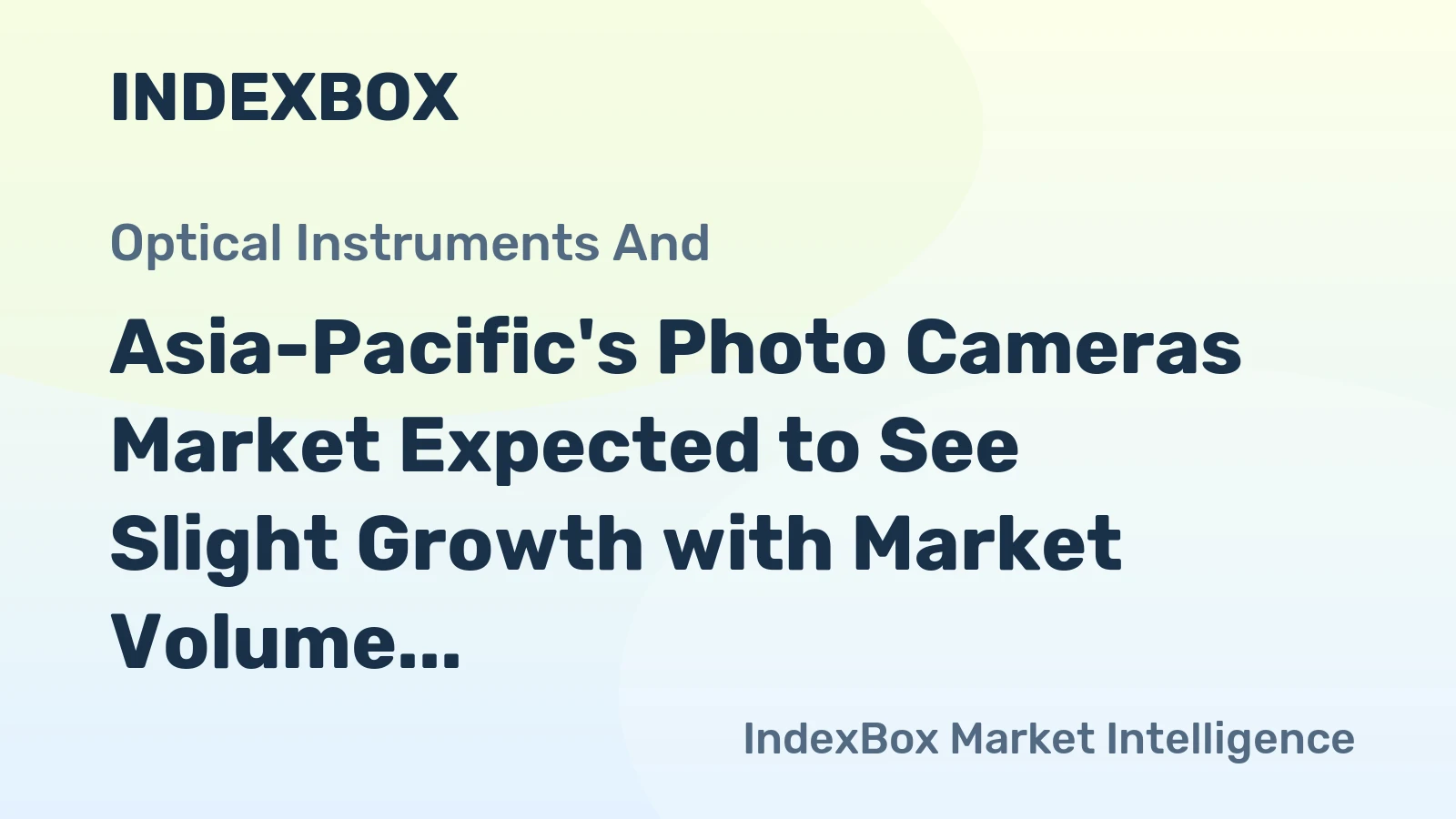 Asia-Pacific's Photo Cameras Market Expected to See Slight Growth with Market Volume Reaching 8.2M Units by 2035