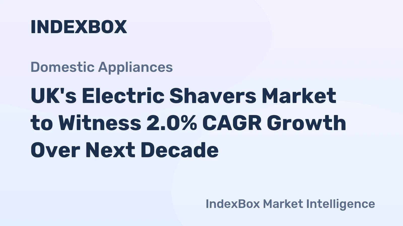 UK's Electric Shavers Market to Witness 2.0% CAGR Growth Over Next Decade