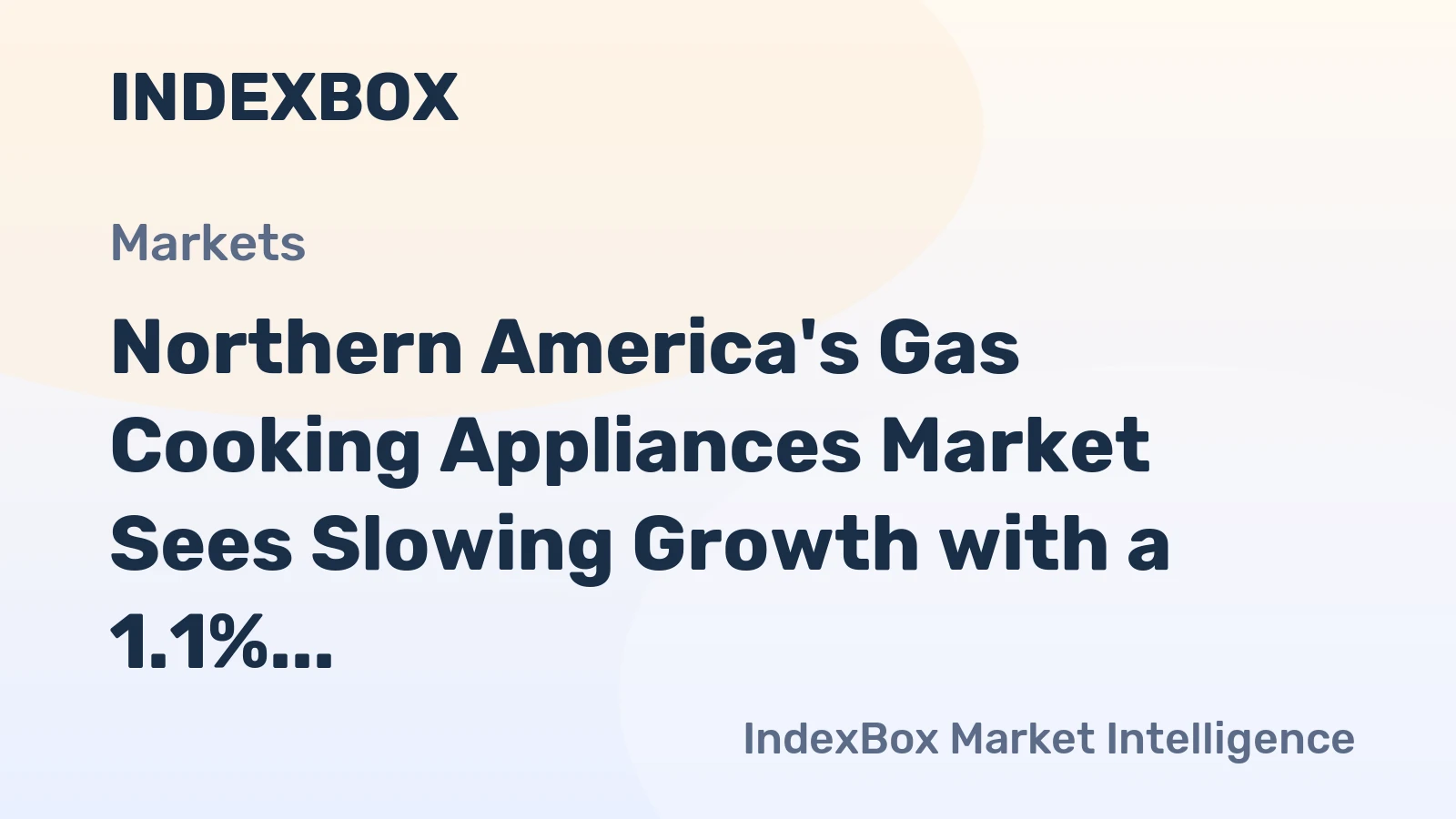 Northern America's Gas Cooking Appliances Market Sees Slowing Growth with a 1.1% CAGR Forecast to 2035