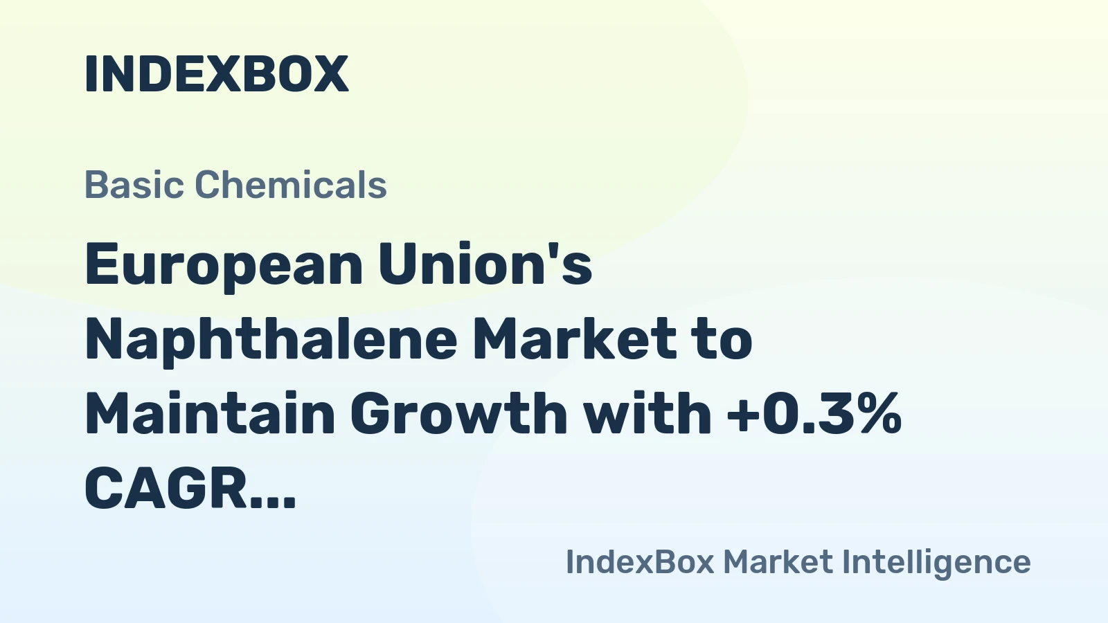 European Union's Naphthalene Market to Maintain Growth with +0.3% CAGR Through 2035