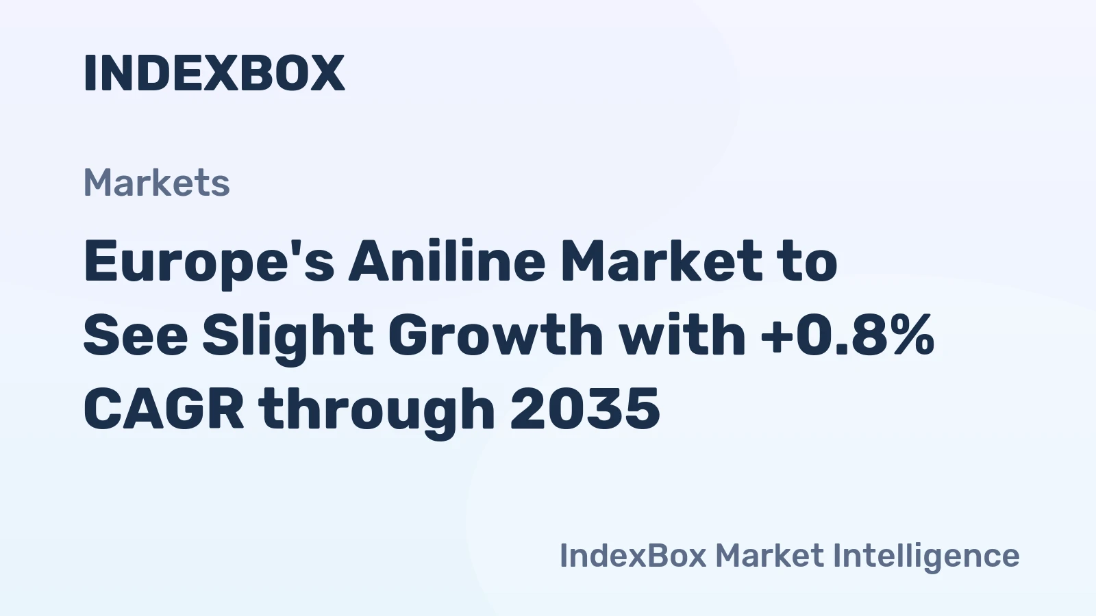 Europe's Aniline Market to See Slight Growth with +0.8% CAGR through 2035