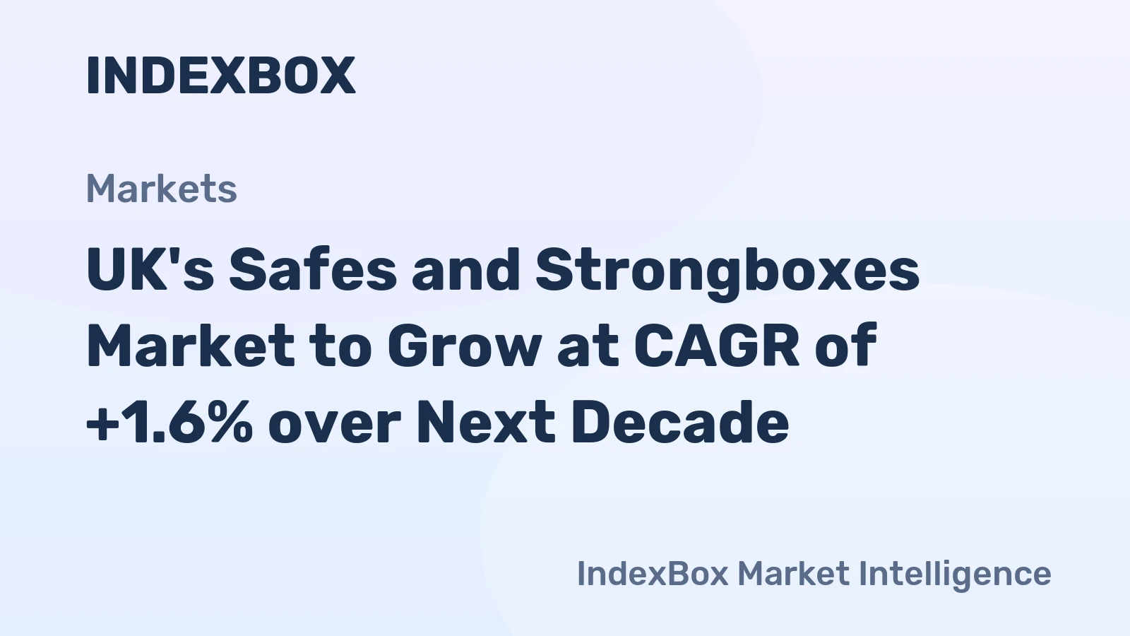 UK's Safes and Strongboxes Market to Grow at CAGR of +1.6% over Next Decade
