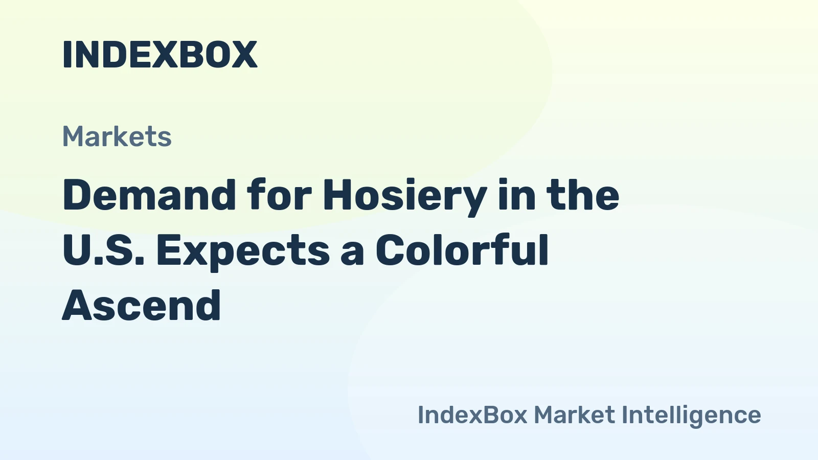 Demand for Hosiery in the U.S. Expects a Colorful Ascend
