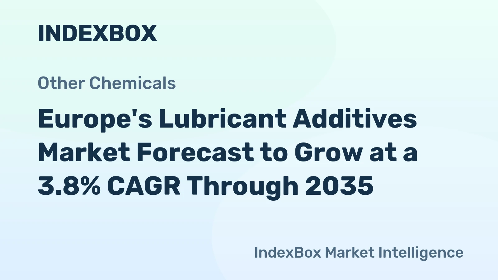 Europe's Lubricant Additives Market Forecast to Grow at a 3.8% CAGR Through 2035
