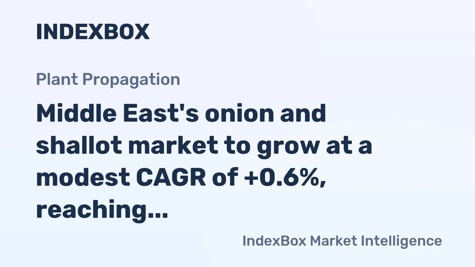 Middle East's onion and shallot market to grow at a modest CAGR of +0.6%, reaching 6.8M tons by 2035.