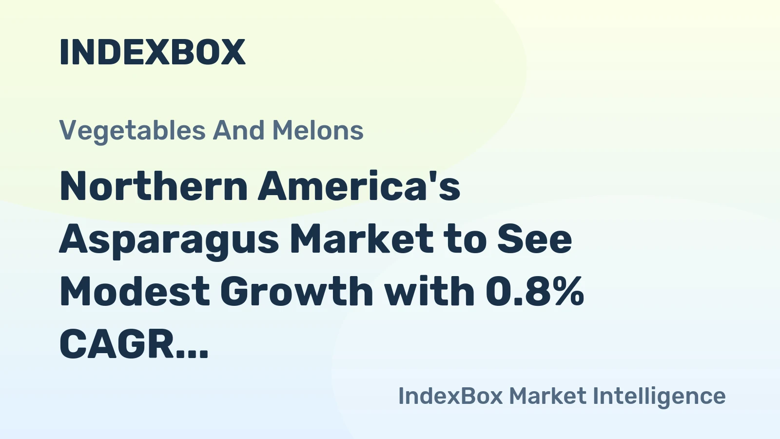 Northern America's Asparagus Market to See Modest Growth with 0.8% CAGR Through 2035