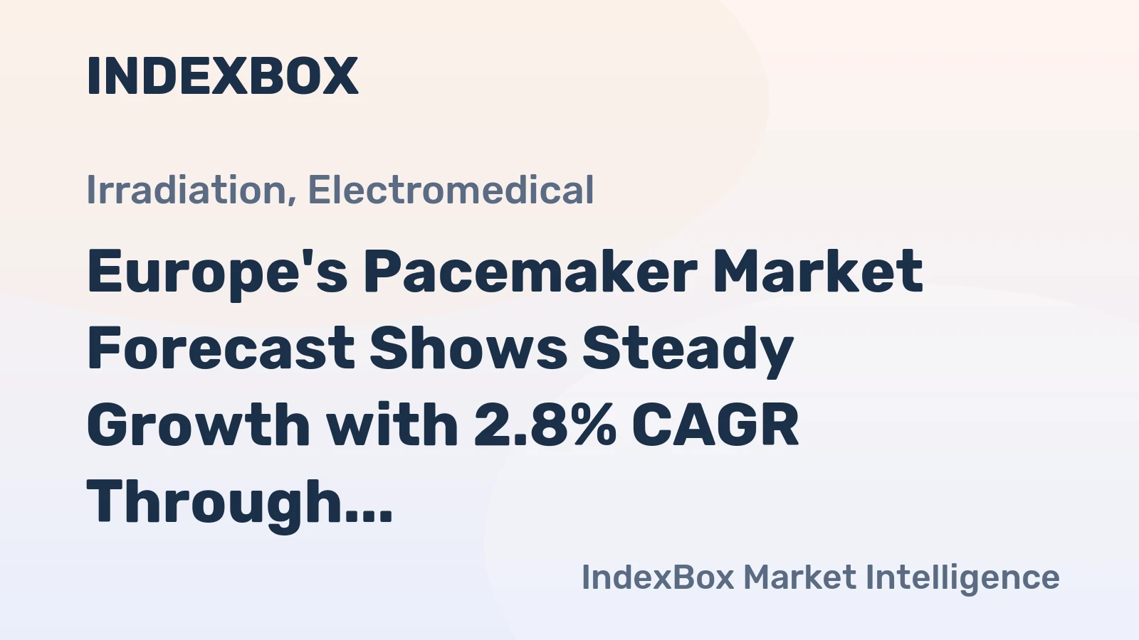Europe's Pacemaker Market Forecast Shows Steady Growth with 2.8% CAGR Through 2035