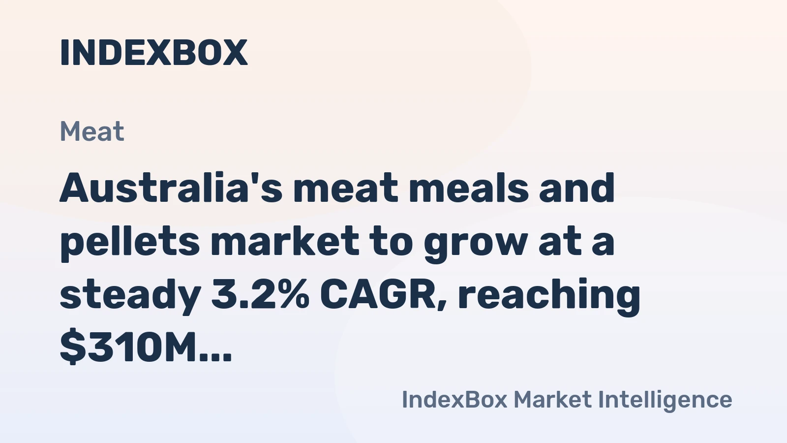 Australia's meat meals and pellets market to grow at a steady 3.2% CAGR, reaching $310M by 2035 on sustained demand.