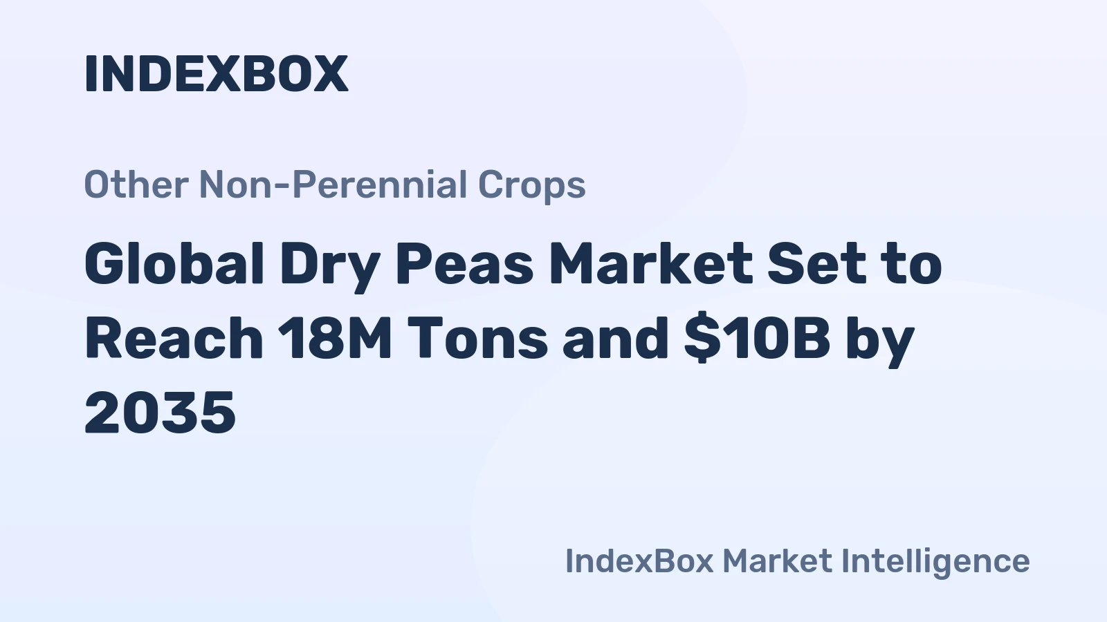Global Dry Peas Market Set to Reach 18M Tons and $10B by 2035