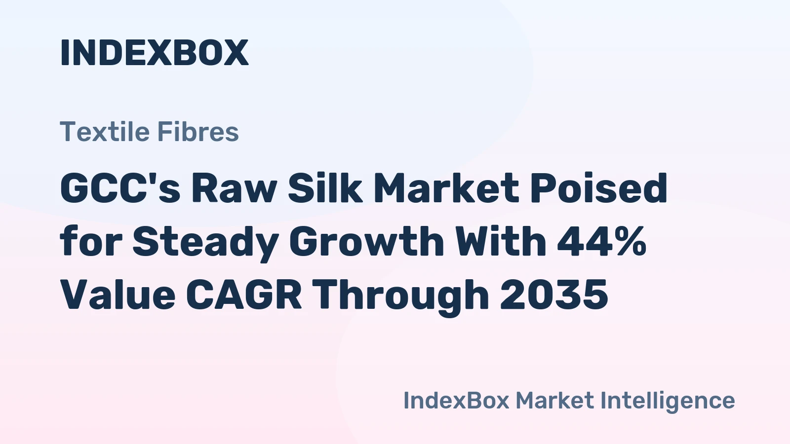 GCC's Raw Silk Market Poised for Steady Growth With 44% Value CAGR Through 2035