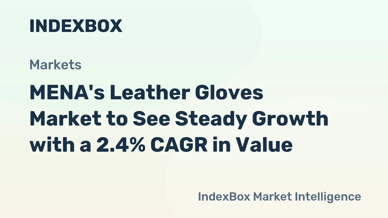 MENA's Leather Gloves Market to See Steady Growth with a 2.4% CAGR in Value