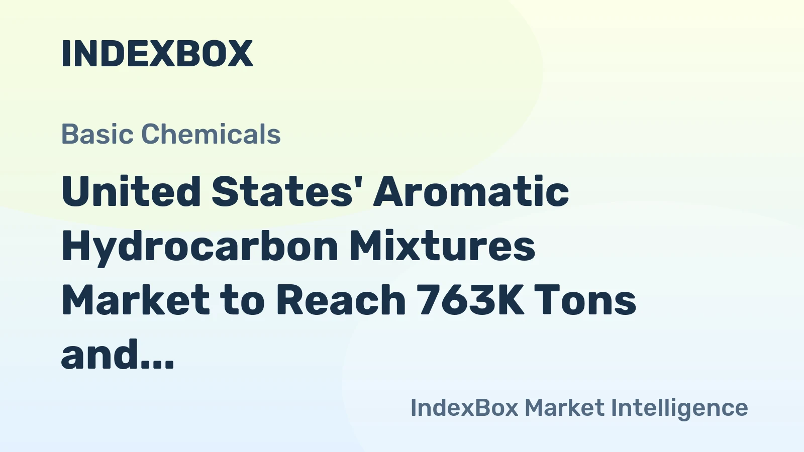 United States' Aromatic Hydrocarbon Mixtures Market to Reach 763K Tons and $596M by 2035