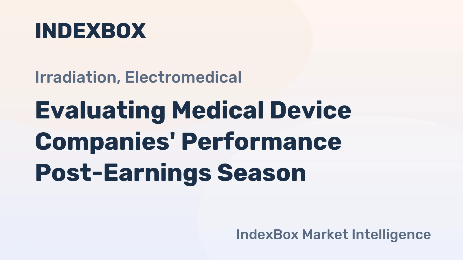 Evaluating Medical Device Companies' Performance Post-Earnings Season
