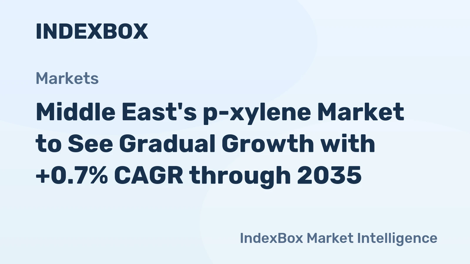 Middle East's p-xylene Market to See Gradual Growth with +0.7% CAGR through 2035