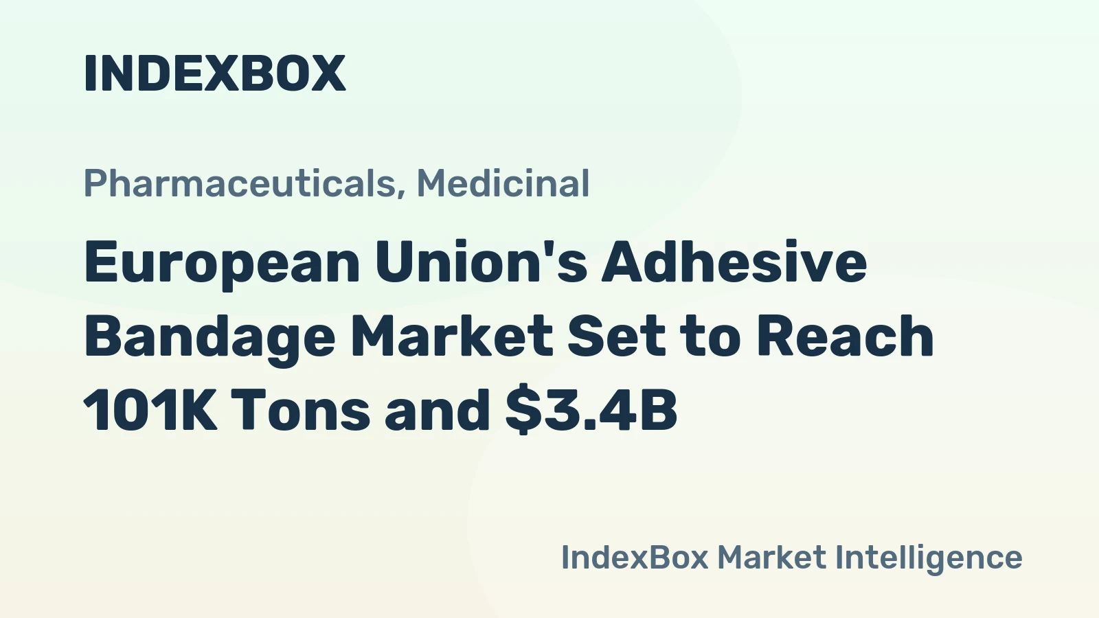 European Union's Adhesive Bandage Market Set to Reach 101K Tons and $3.4B