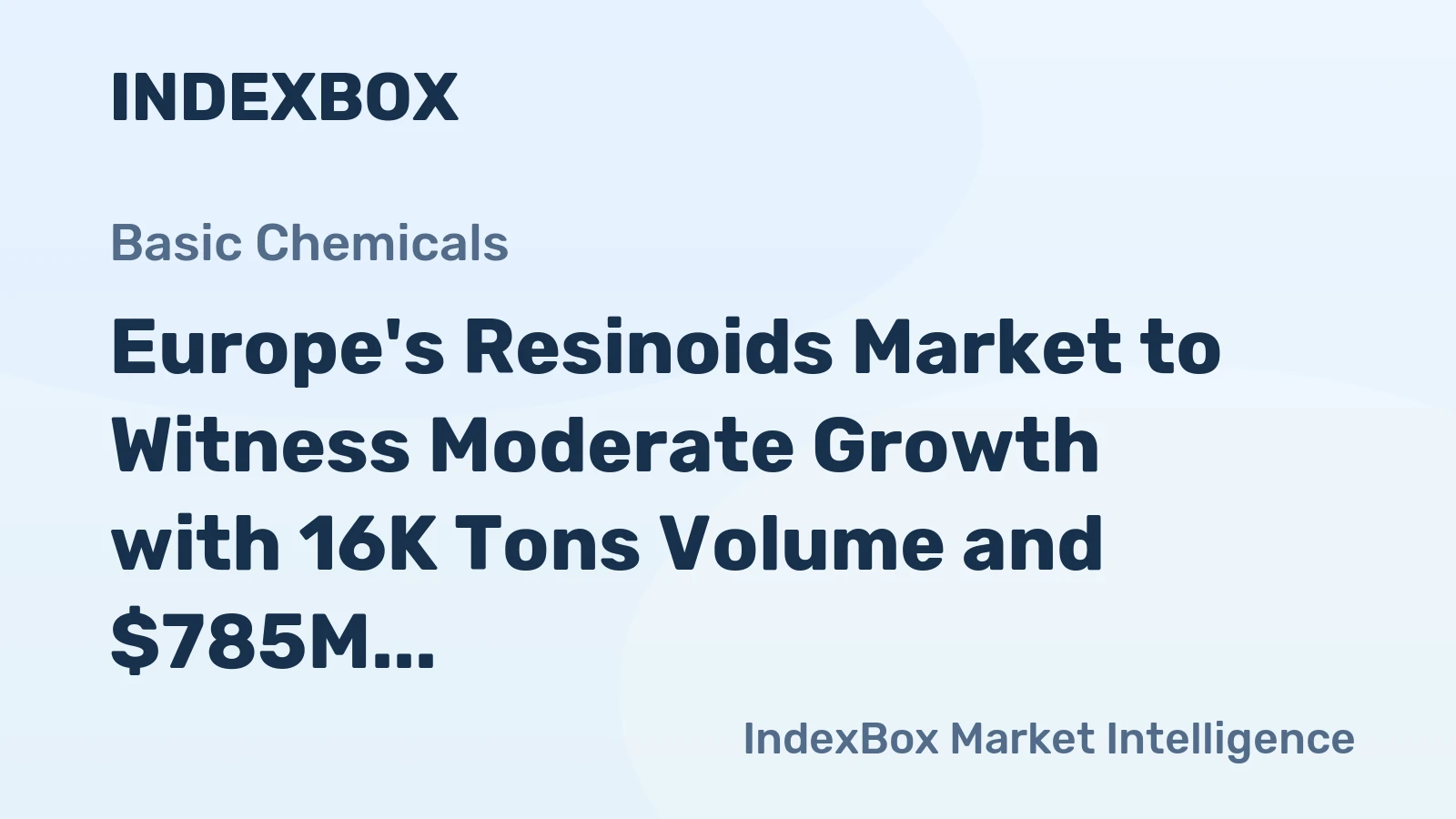 Europe's Resinoids Market to Witness Moderate Growth with 16K Tons Volume and $785M Value by 2035
