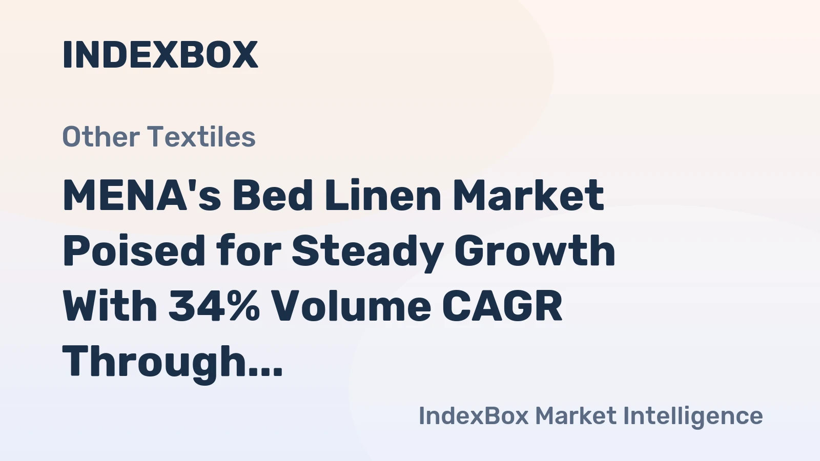 MENA's Bed Linen Market Poised for Steady Growth With 34% Volume CAGR Through 2035
