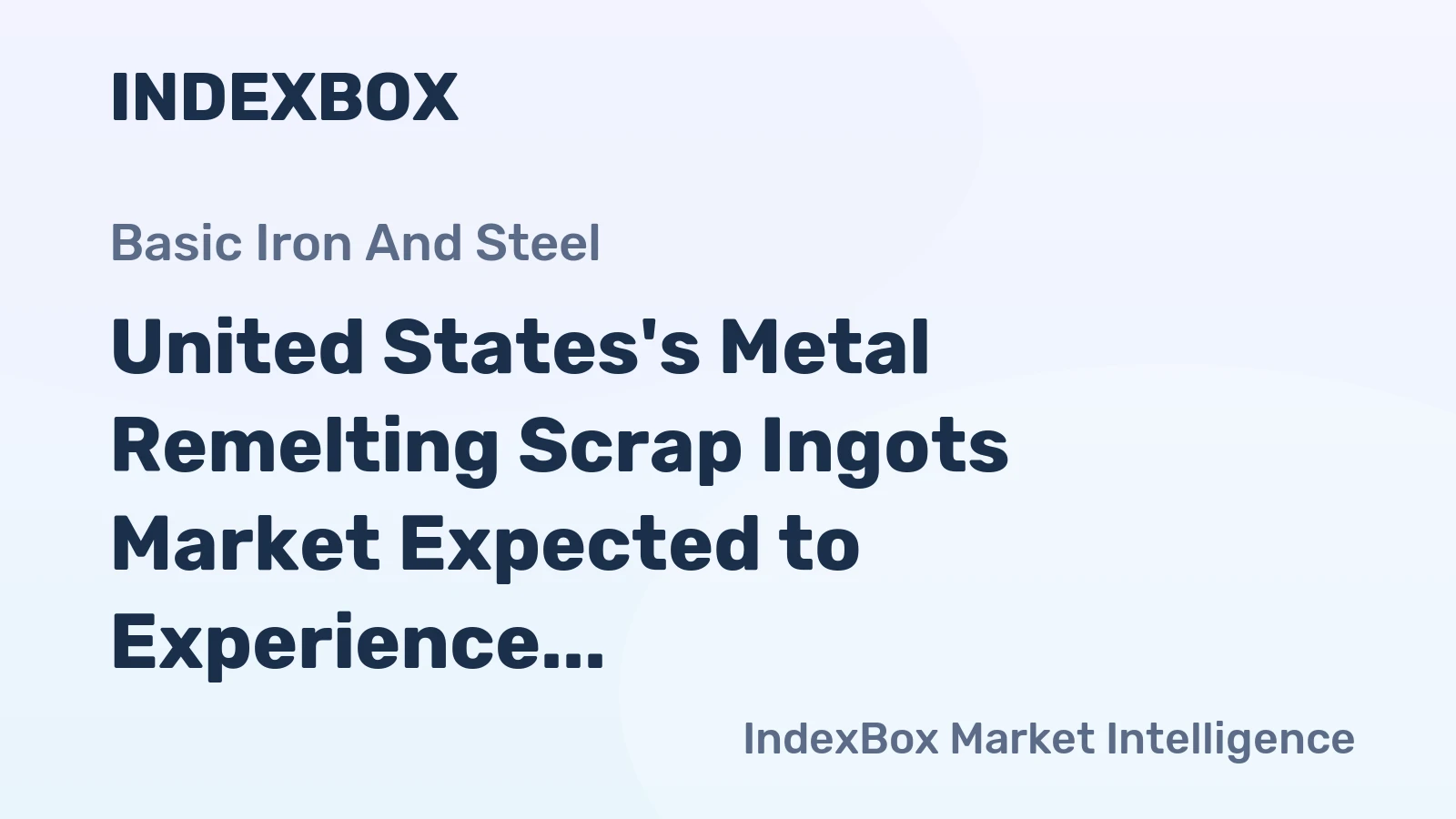 United States's Metal Remelting Scrap Ingots Market Expected to Experience Slight Growth, Reaching 3.8M Tons and $2.3B by 2035