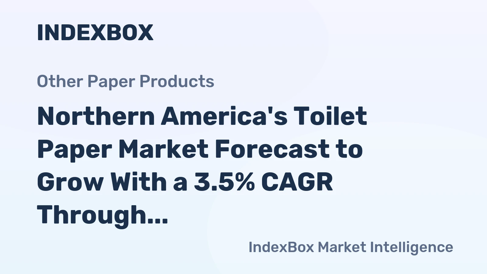Northern America's Toilet Paper Market Forecast to Grow With a 3.5% CAGR Through 2035