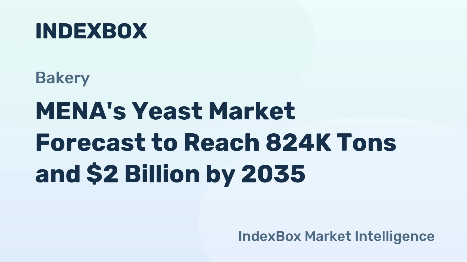 MENA's Yeast Market Forecast to Reach 824K Tons and $2 Billion by 2035