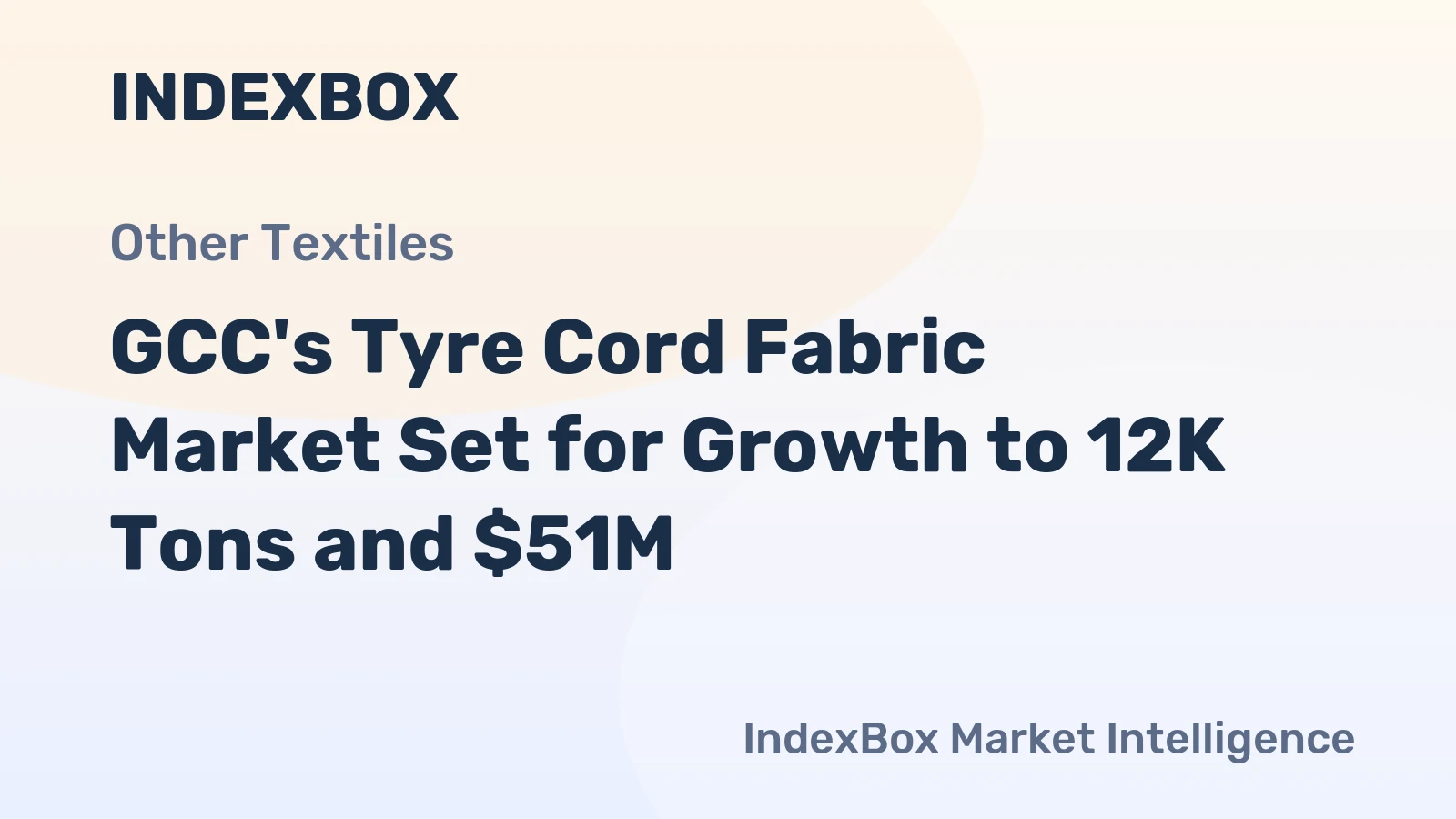 GCC's Tyre Cord Fabric Market Set for Growth to 12K Tons and $51M