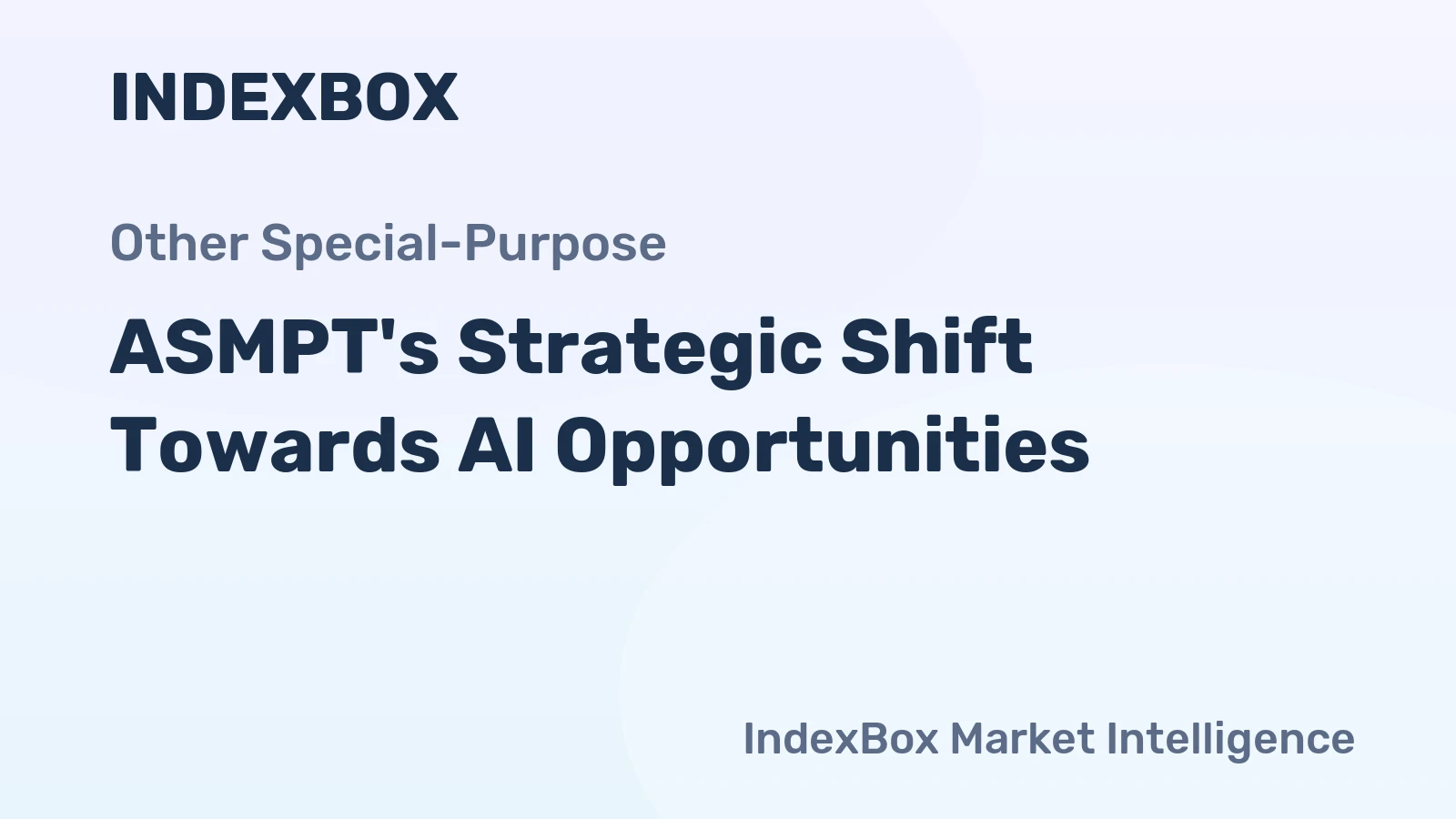 ASMPT's Strategic Shift Towards AI Opportunities